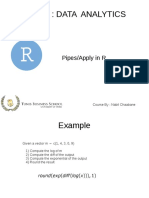 R Dplyr CheatSheet | PDF