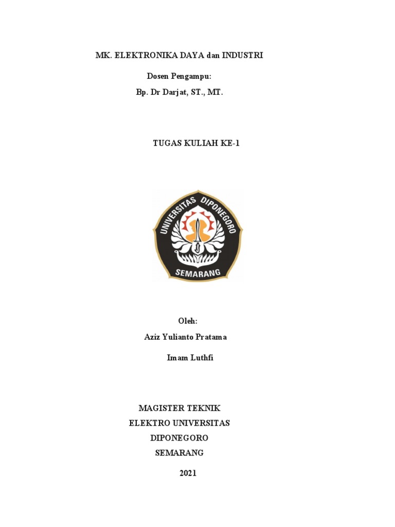 Aplikasi SCR dalam Kontrol Daya Elektronik | PDF | Sains & Matematika