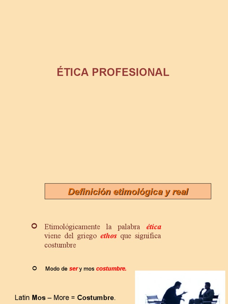 Ética Profesional | Descargar gratis PDF | Moralidad | Comportamiento