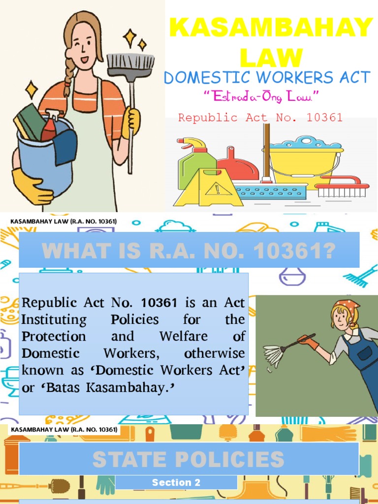 Guide to the Kasambahay Law | PDF | Employment | Domestic Worker