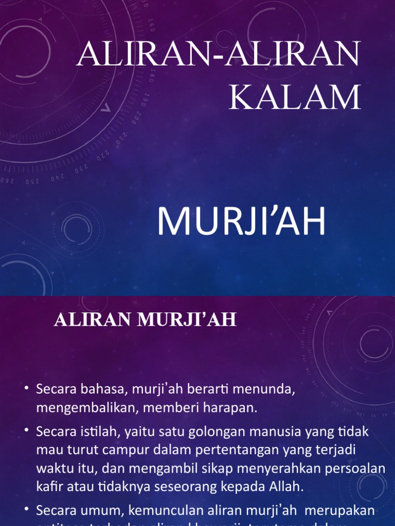 Sejarah dan Konsep Akidah Murji’ah | PDF | Pengembangan Diri | Agama ...
