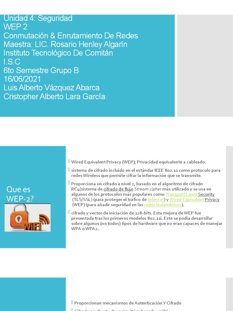 WEP2 | PDF | Internet | Telecomunicaciones