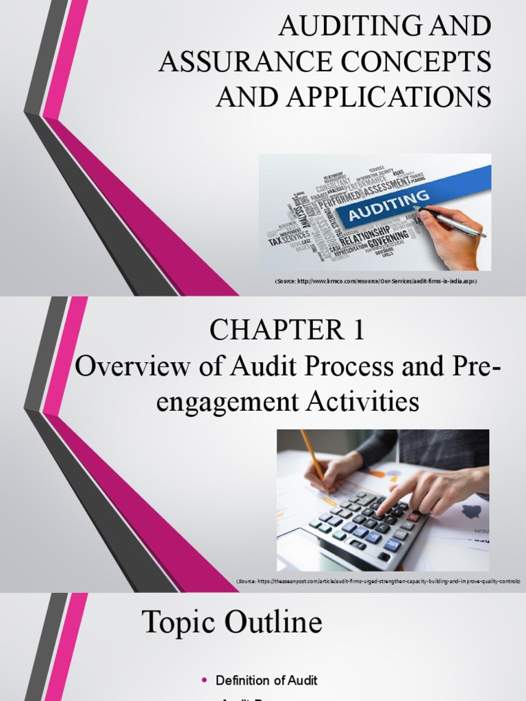 PPT. Chapter 1 Auditing | PDF | Audit | Internal Control