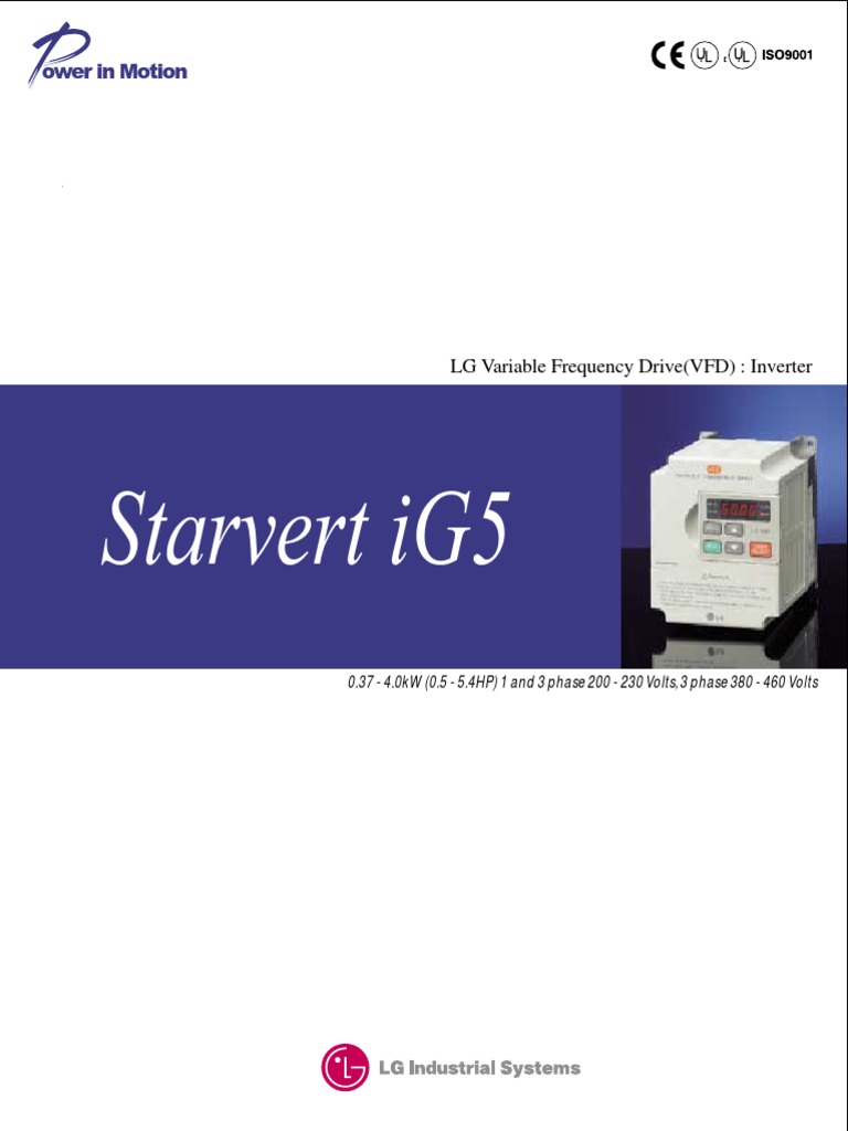 Starvert Ig5: Ower in Motion | PDF