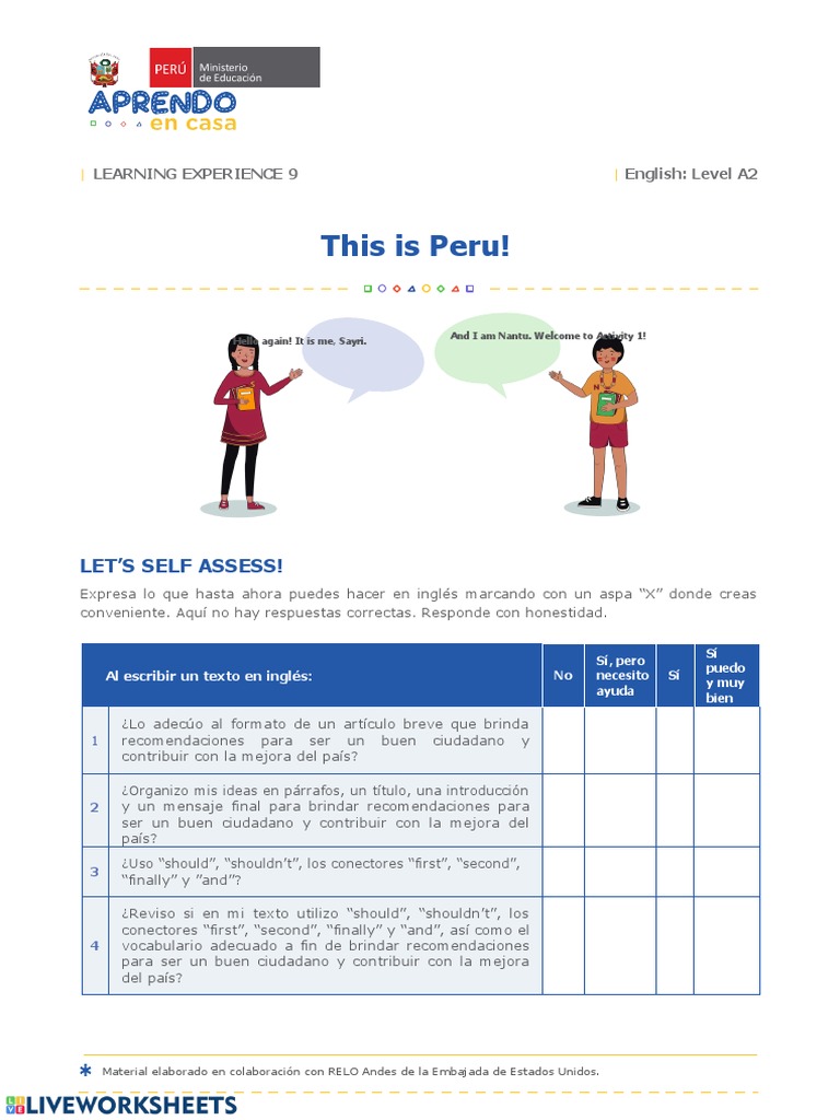 Guia de Aprendizaje 30 - Quinto | PDF | Artes del Lenguaje y Comunicación
