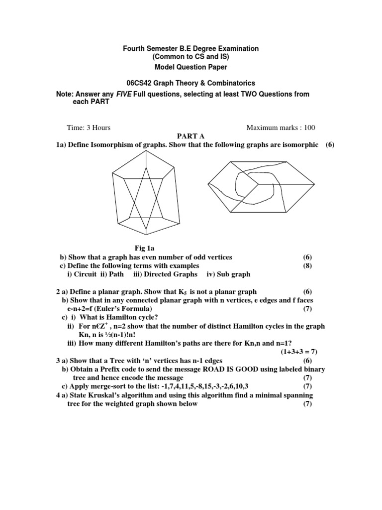 Graph Teory | PDF | Discrete Mathematics | Combinatorics