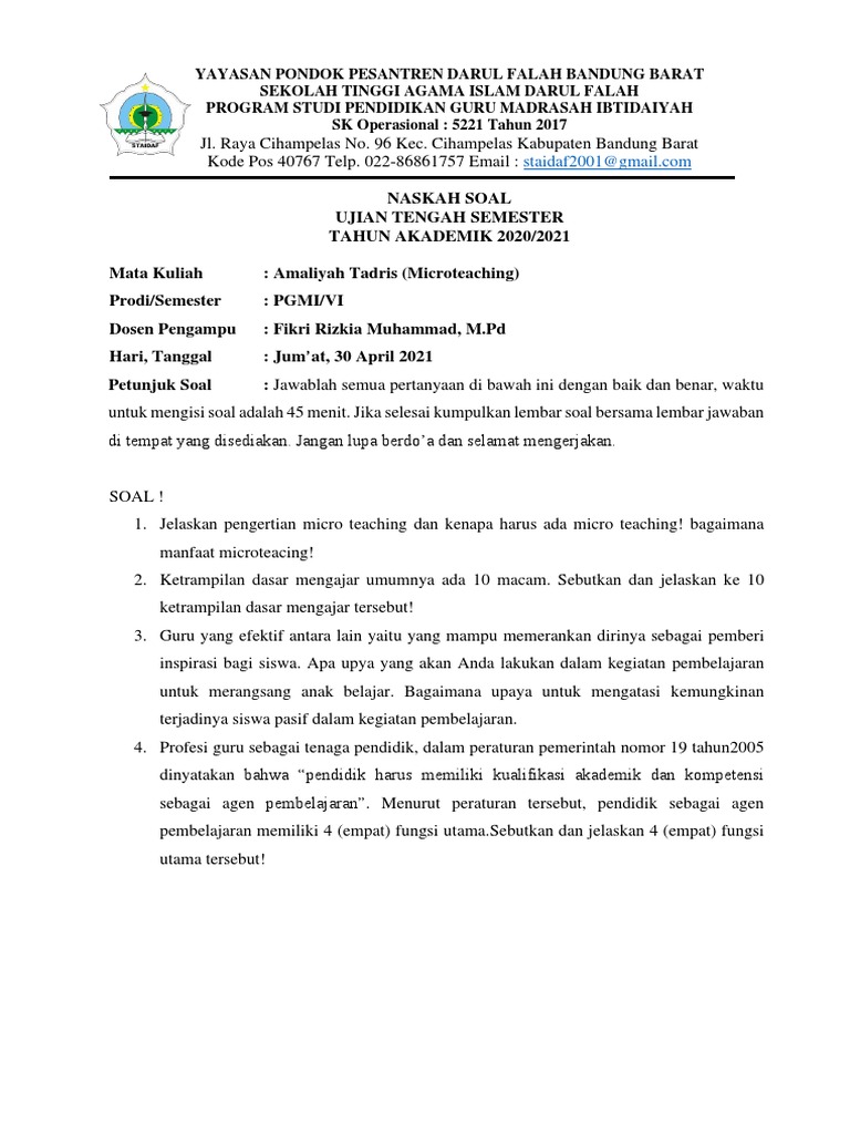 UTS Microteaching | PDF