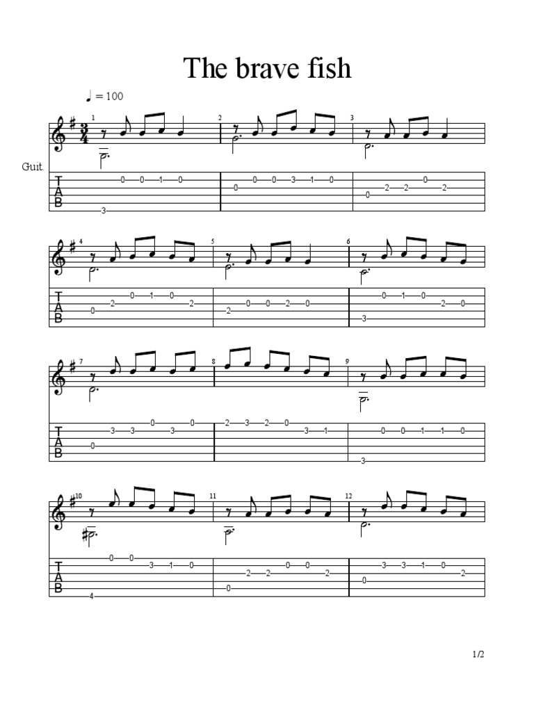 11 - The Brave Fish | PDF