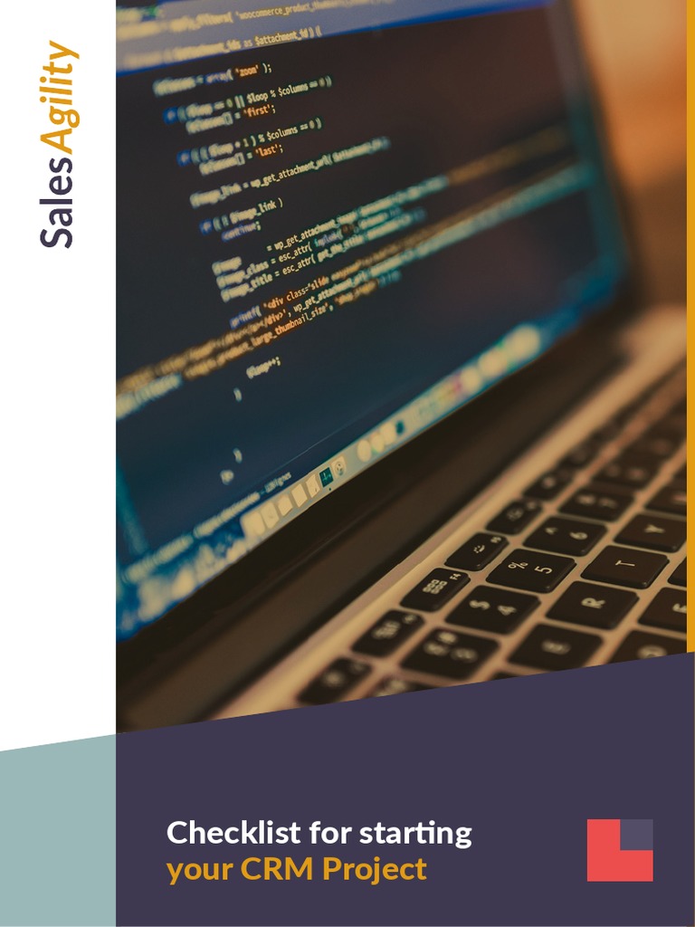 Checklist For Starting: Your CRM Project | PDF | Customer Relationship ...