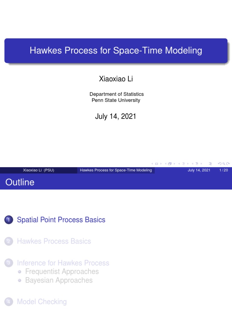 Hawkes Process Slides | PDF | Bootstrapping (Statistics) | Statistical ...