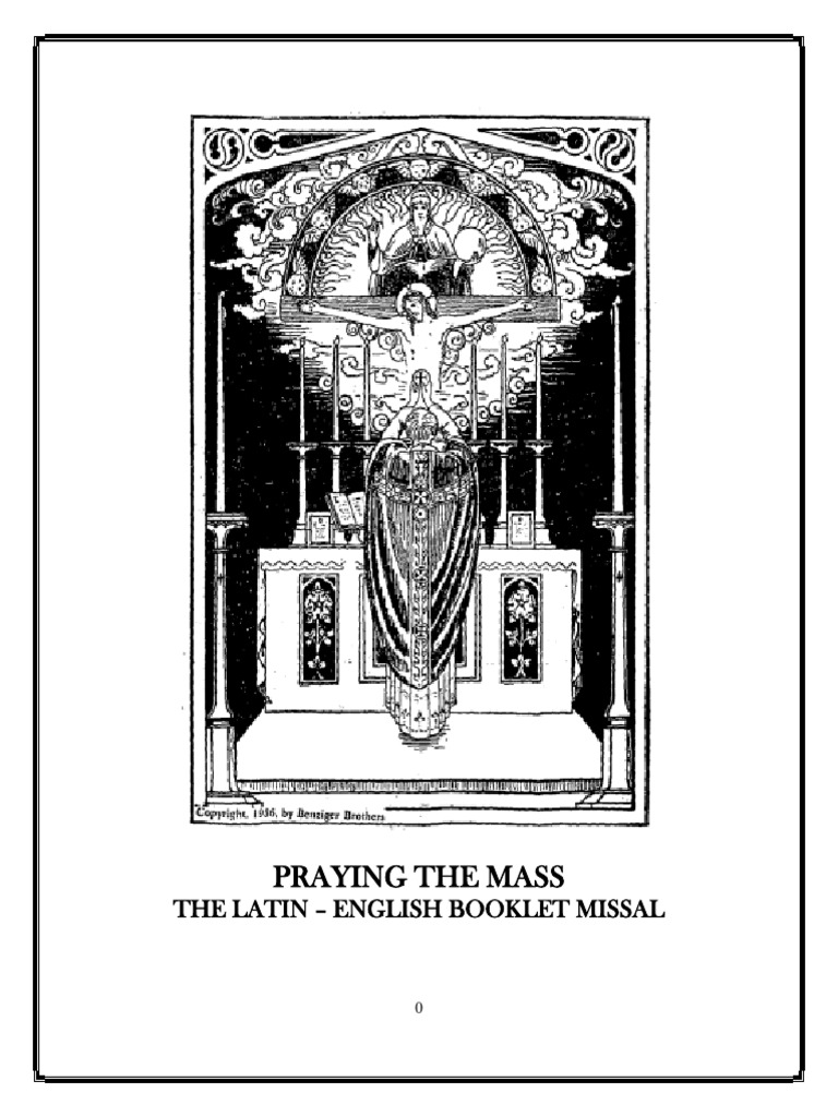 Pray The Mass TLM Missal | PDF | Catholic Church | Mass (Liturgy)