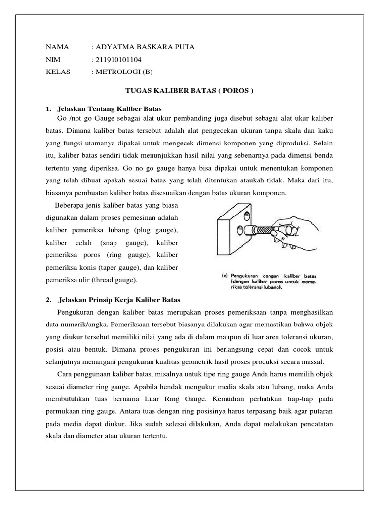 Adyatma Baskara Putra - Kaliber Batas | PDF