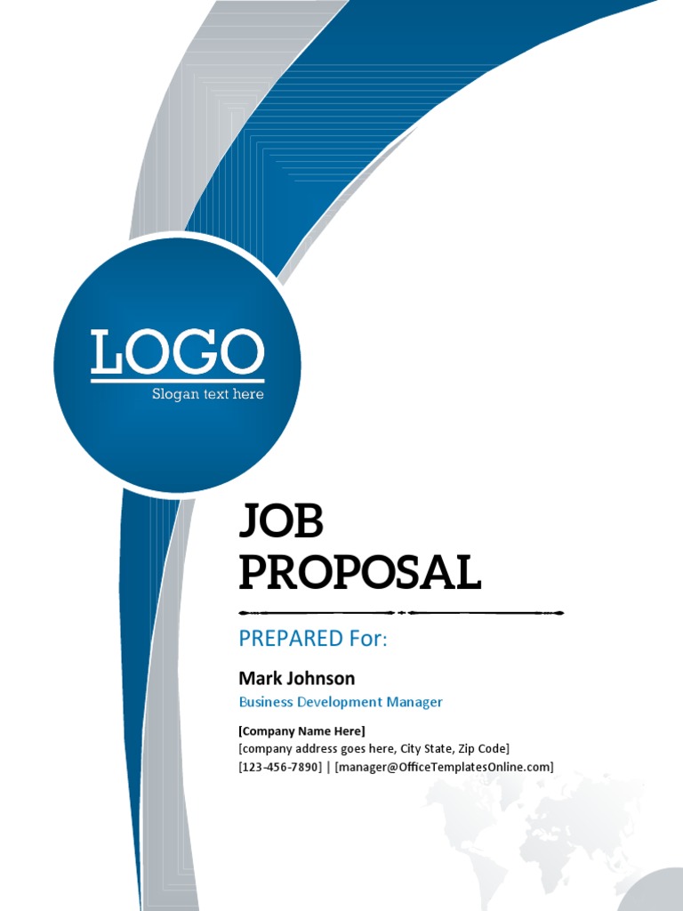 Job Proposal Template | PDF | Employment | Contractual Term