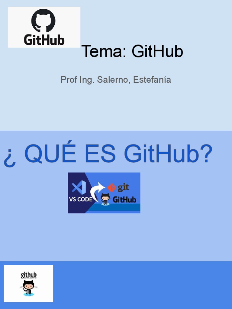 Tema GitHub | PDF | Control de versiones | Ingeniería de software