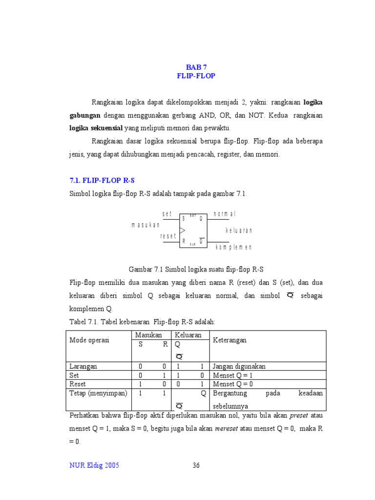 Eldig-7 Flip Flop | PDF