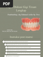 Instruksi Pasca Pencabutan Gigi | PDF