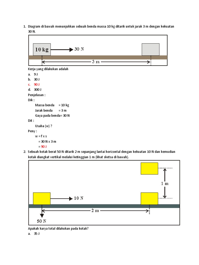 Kerja dan Energi dalam Fisika Dasar | PDF | Ilmu Sosial | Metode ...
