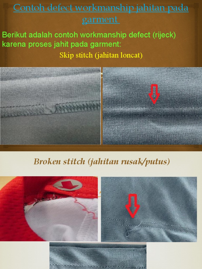 Pertemuan 5 - Contoh Defect Workmanship | PDF