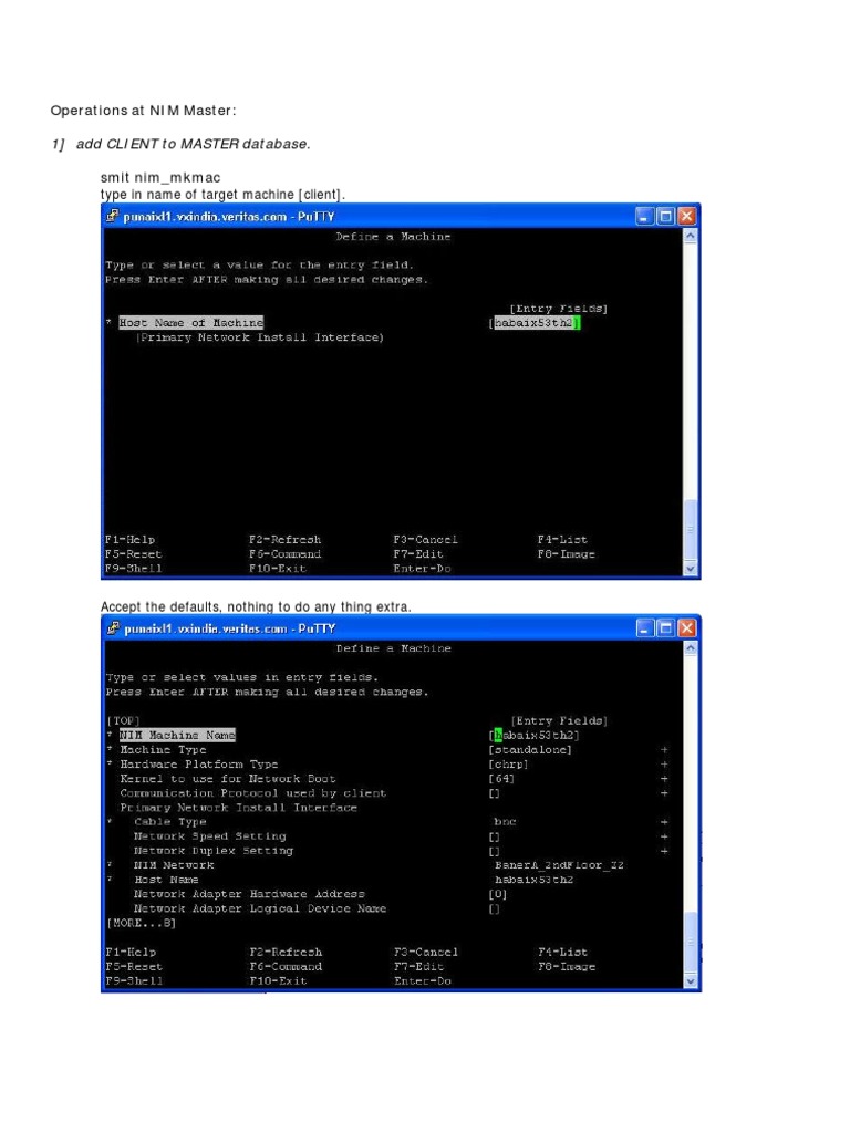 AIX Installation Using NIM by Amit Sapre | PDF
