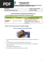 5°sec. DPCC Construyendo Mi Identidad Personal | PDF | Cognición | La naturaleza humana