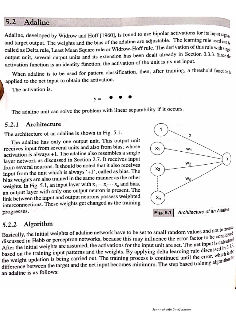 Adaline and Madaline | PDF