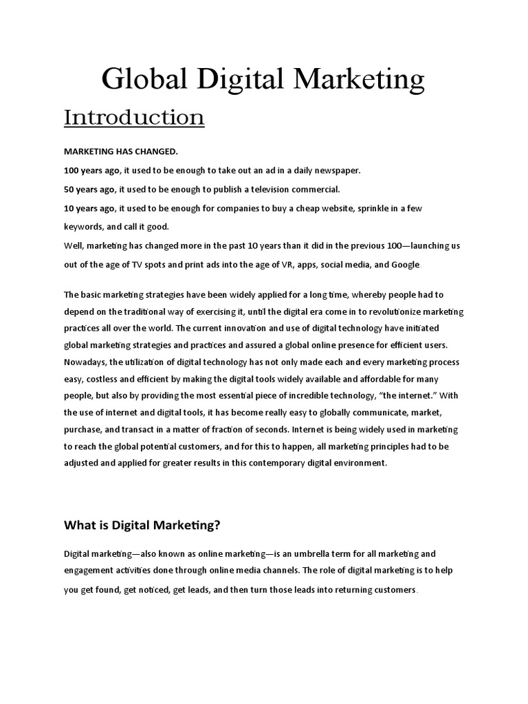 Marketing Assignment | PDF | Digital Marketing | Analytics