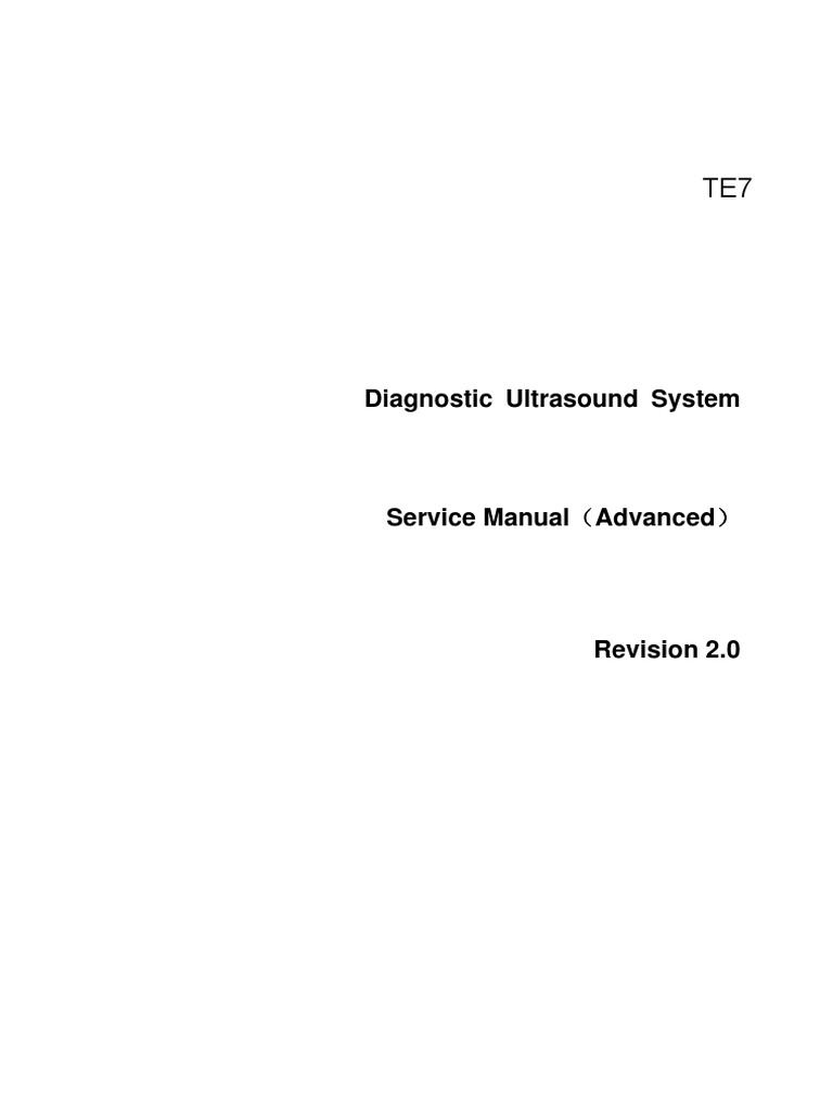 TE7 Service-Manual | PDF | Hdmi | Menu (Computing)