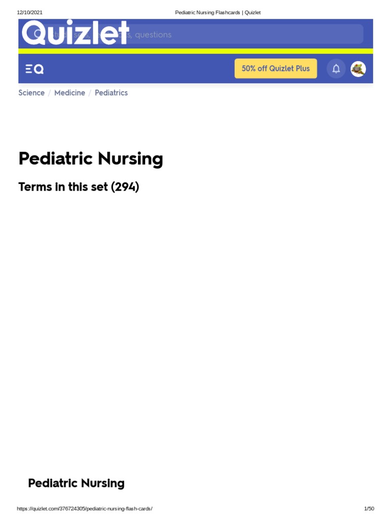Pediatric Nursing Study Guide | PDF | Edema | Epidemiology