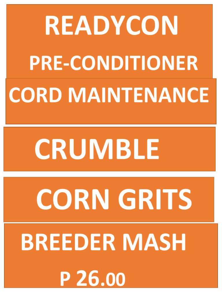 Readycon: Pre-Conditioner | PDF