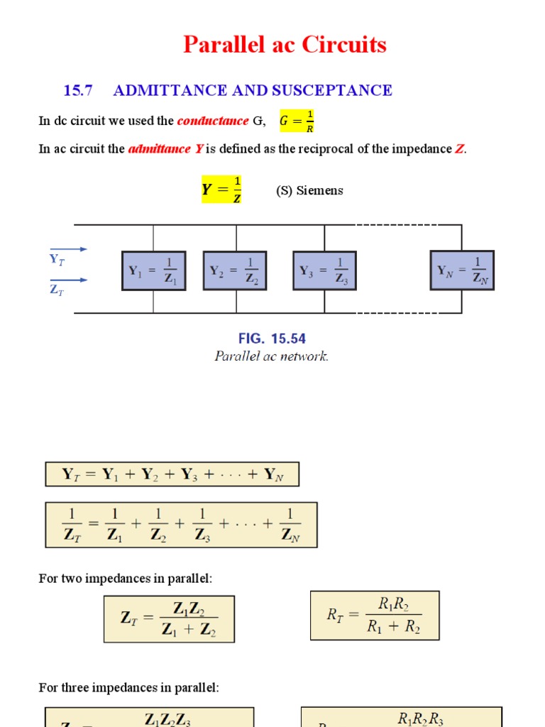 Understanding Parallel AC Circuits | PDF | Electrical Impedance ...