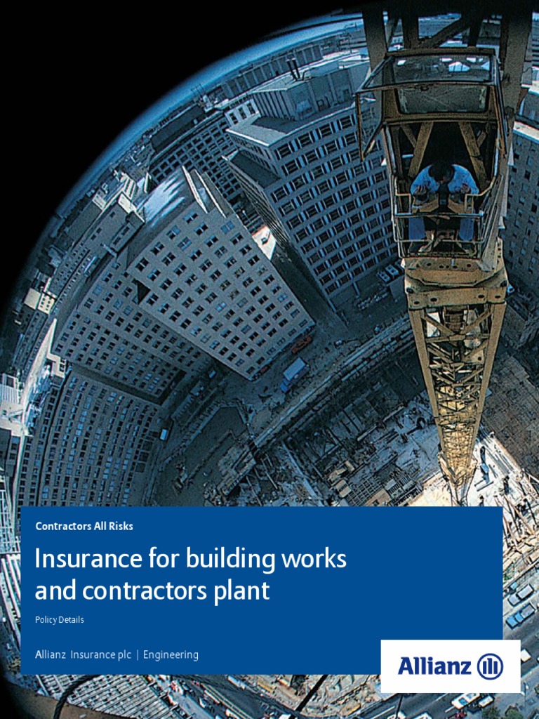 Contractors All Risk Terms and Conditions | PDF | Liability Insurance ...