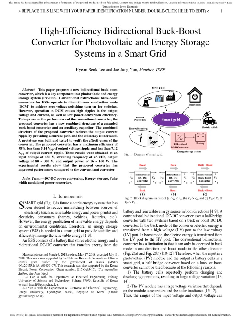 50.High-Efficiency Bidirectional Buck-Boost | PDF | Quantity | Power ...
