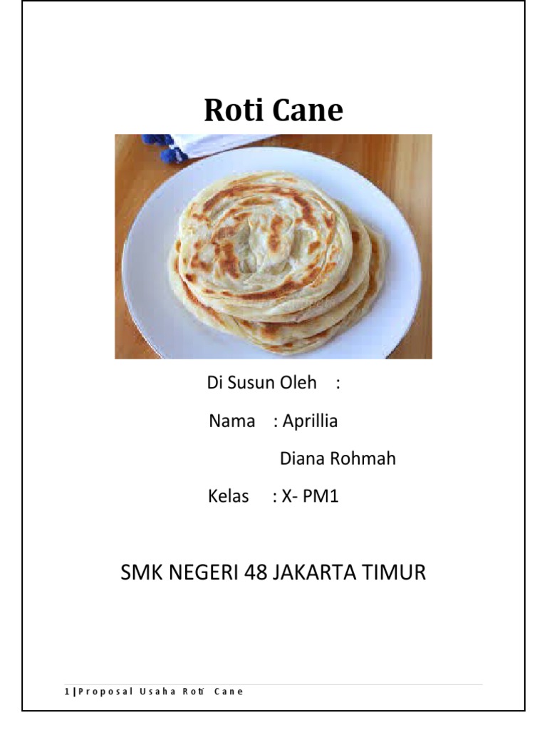Proposal Usaha Roti Cane | PDF