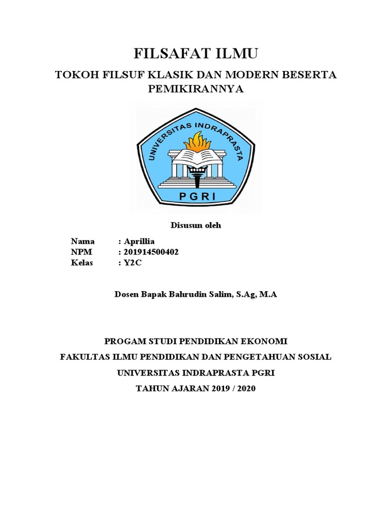 Tokoh Filsuf Klasik Dan Modern | PDF