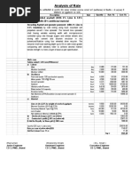 Rate Build Up Template | PDF | Building Engineering | Engineering