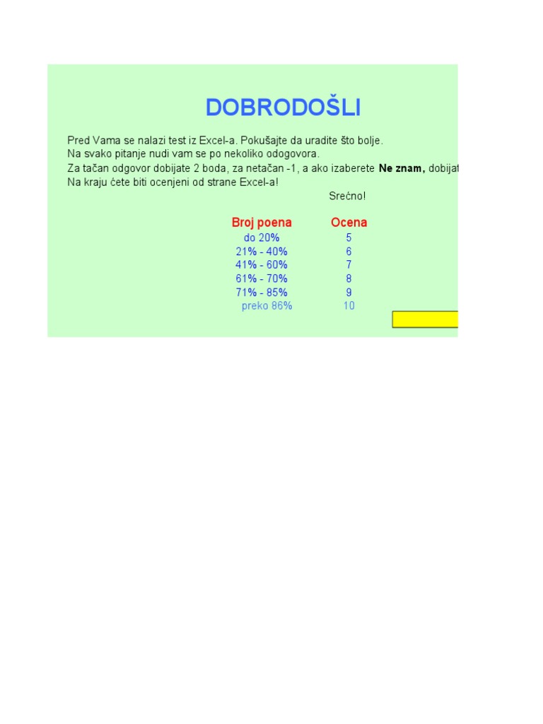 Test Excel PDF