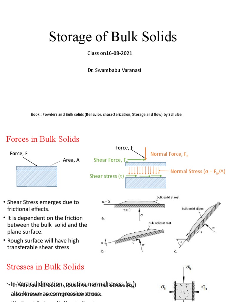 Understanding Bulk Solids Storage Dynamics | PDF | Stress (Mechanics ...