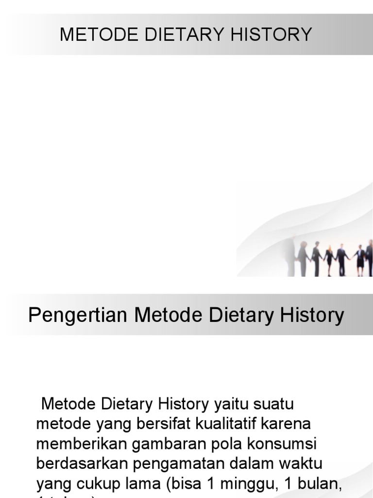 Metode Dietary History | PDF