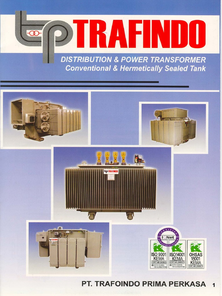 Brosur Transformator (Trafindo) | PDF