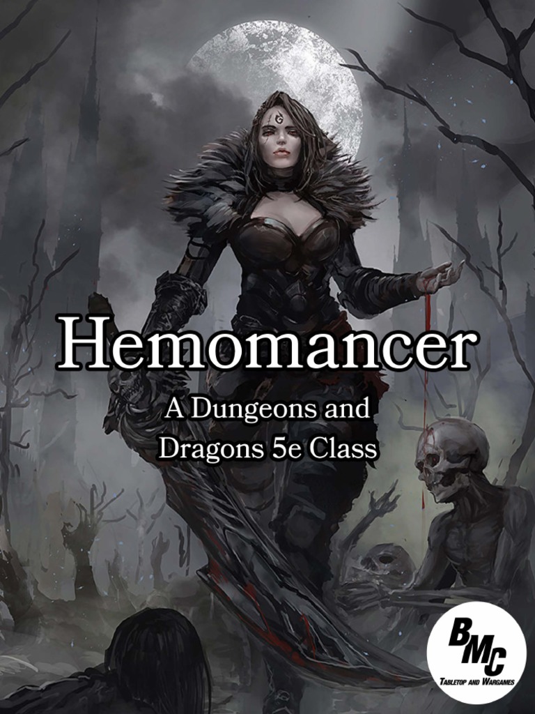 Hemomancer D&D 5e Homebrew Class | PDF