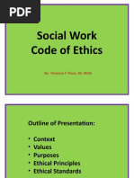 NASW Social Work Code of Ethics | PDF | Confidentiality | Social Work