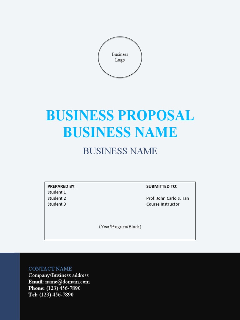 Business Proposal Template | PDF | Contractual Term | Pricing
