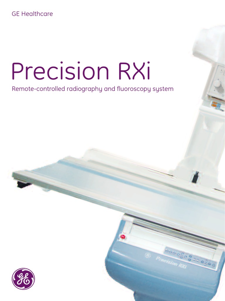 Precision Rxi: Ge Healthcare | PDF | Radiography | Angiography