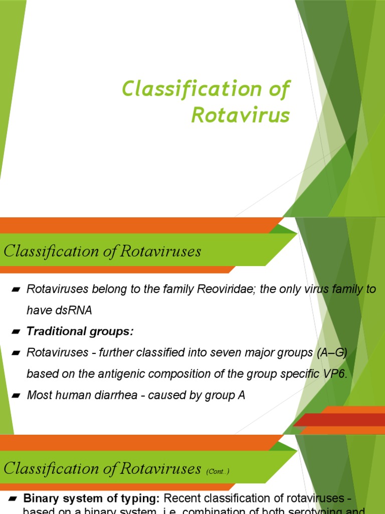 Classification of Rotavirus | PDF | Virus | Tree Of Life (Biology)
