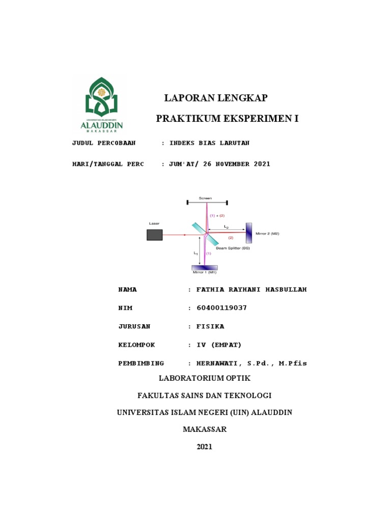 A 04 Fathia Rayhani Hasbullah Indeks Bias Larutan 2 | PDF
