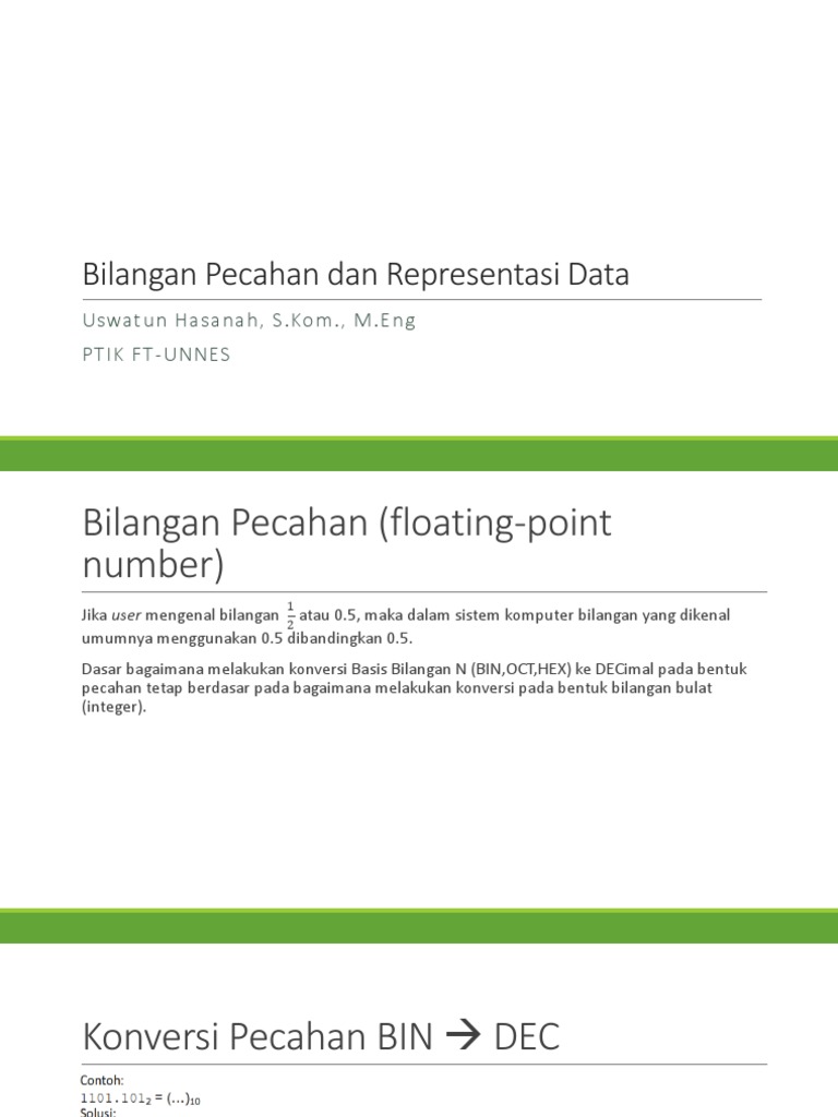 Bilangan Pecahan Dan Representasi Data | PDF