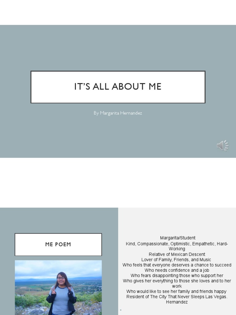 Its All About Me | PDF