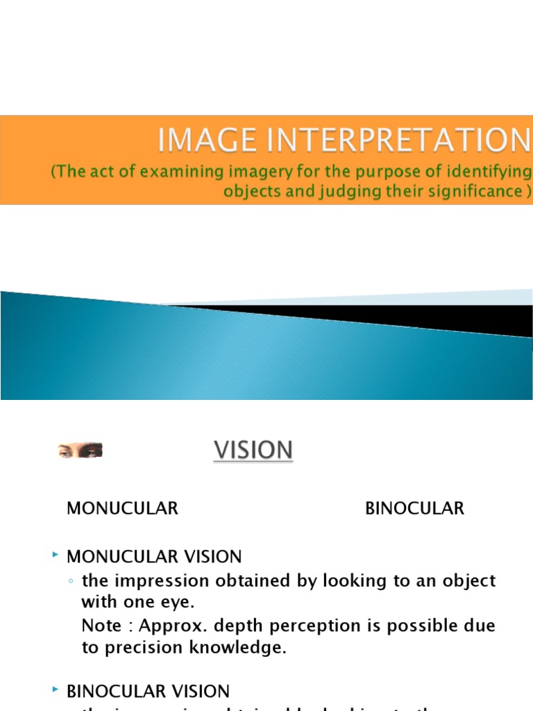 Visual Image Interpretation | PDF | Infrared | Color