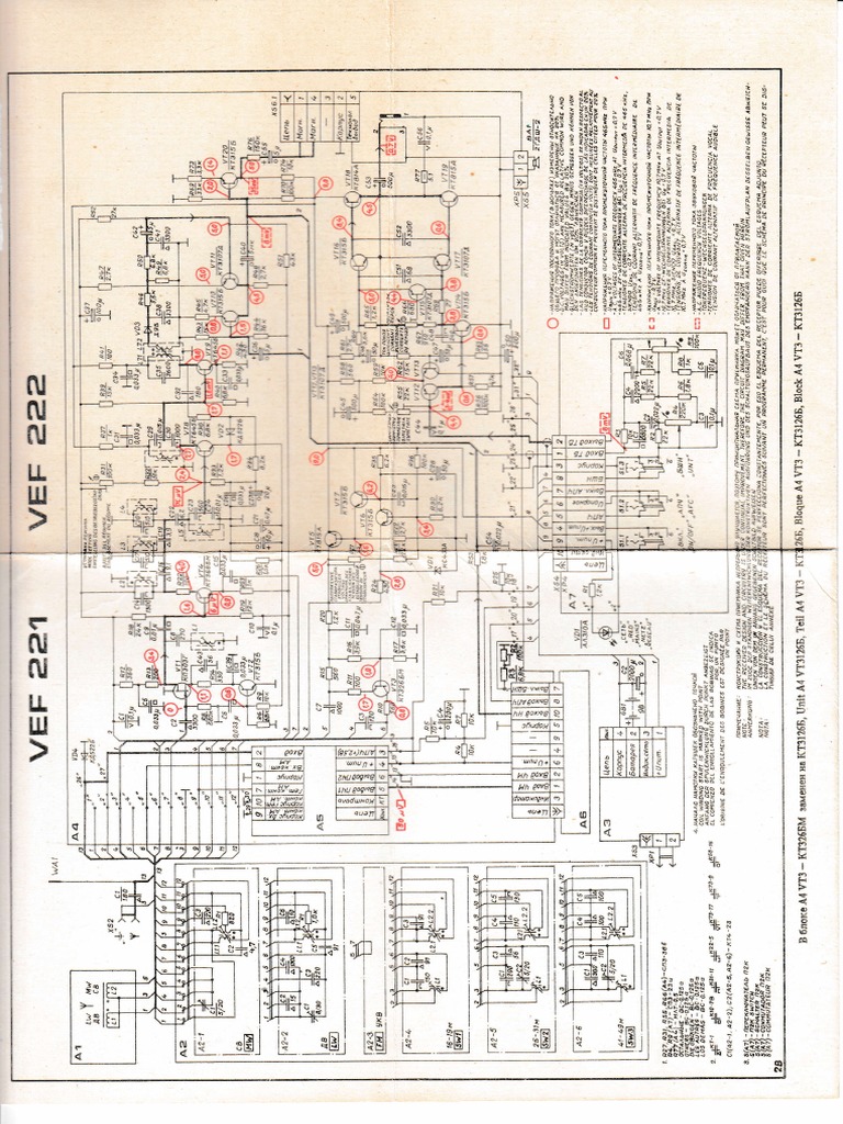 Schema Radio VEF221 | PDF