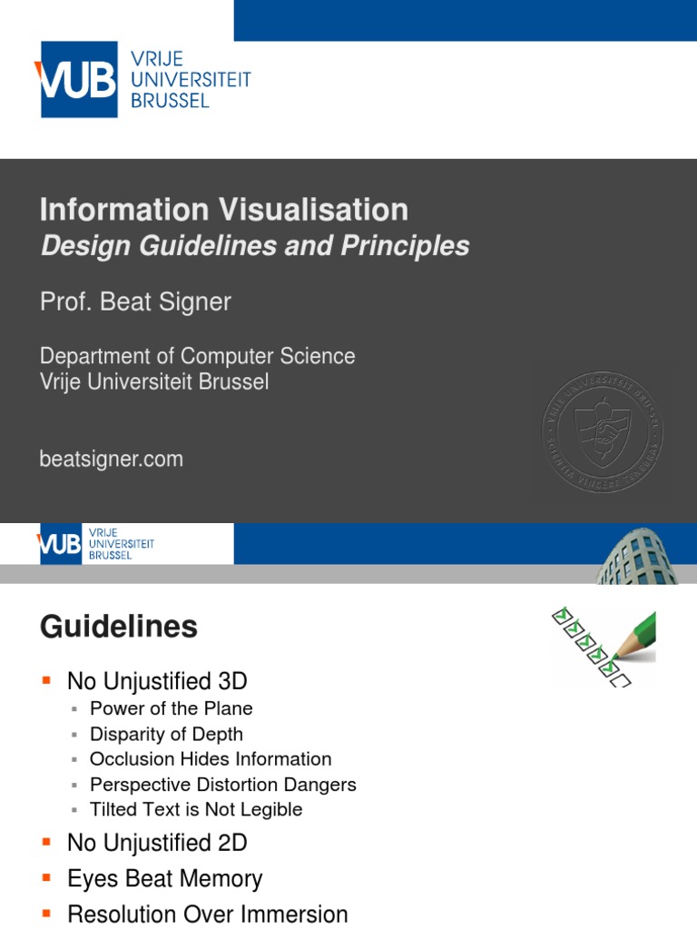 Design Guidelines and Principles - Lecture 7 - Information ...